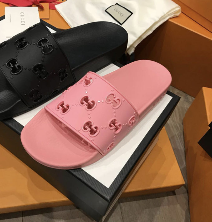 Pink Lv Pool Slides With Lights | Paul Smith