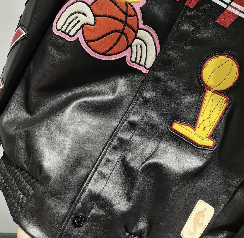 LV X NBA Logos Leather Hero Jacket – billionairemart