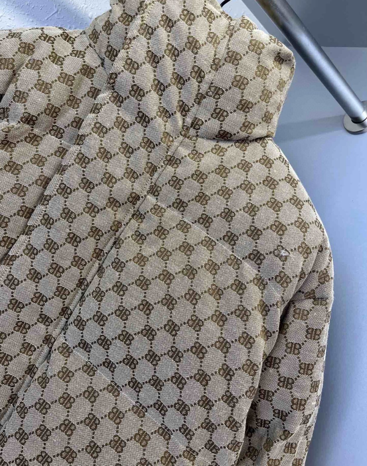 Gucci x Balenciaga The Hacker Project Hacker BB Puffer Jacket ...