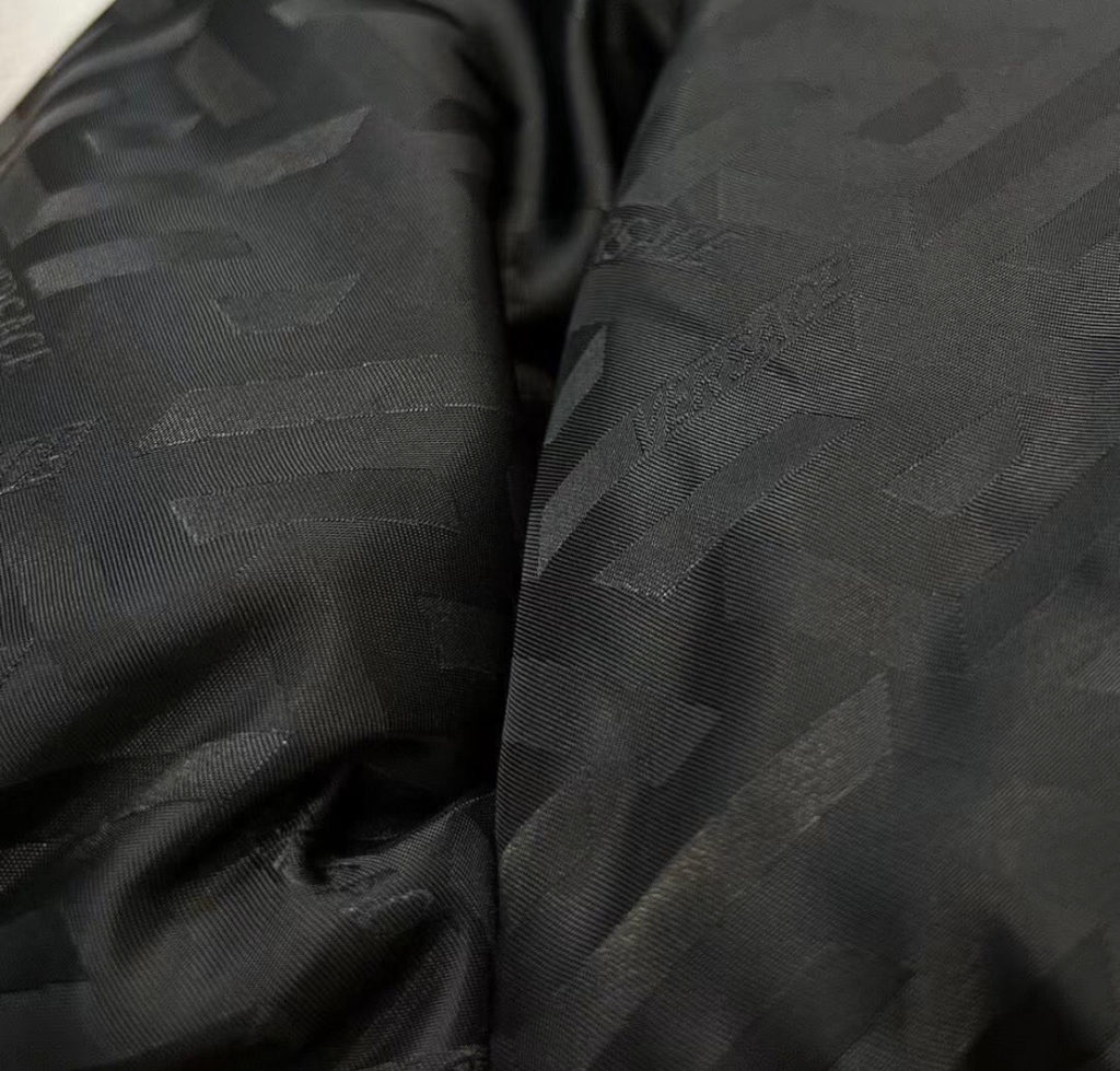 VERSACE LA GRECA PUFFER BROWN BLACK JACKET – billionairemart